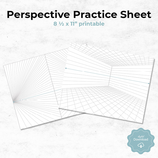 Perfect Your Drawings: 2-Point Perspective Practice Sheets